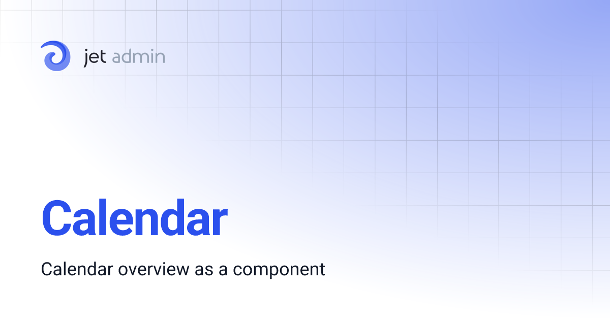 Calendar | User Guide