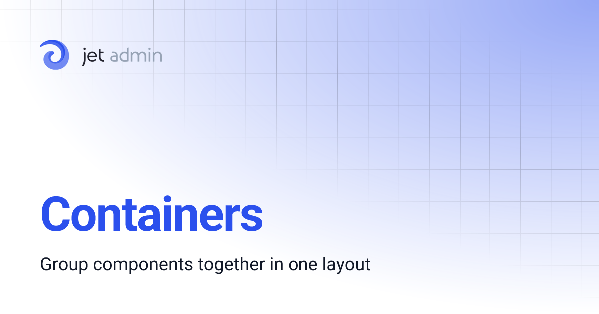 Containers | User Guide