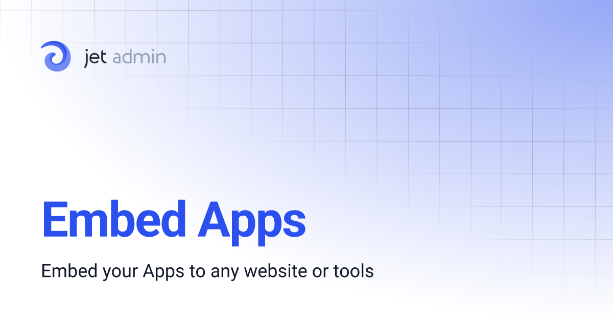 Embed Apps | User Guide