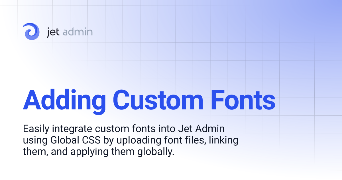 Adding Custom Fonts User Guide 6734