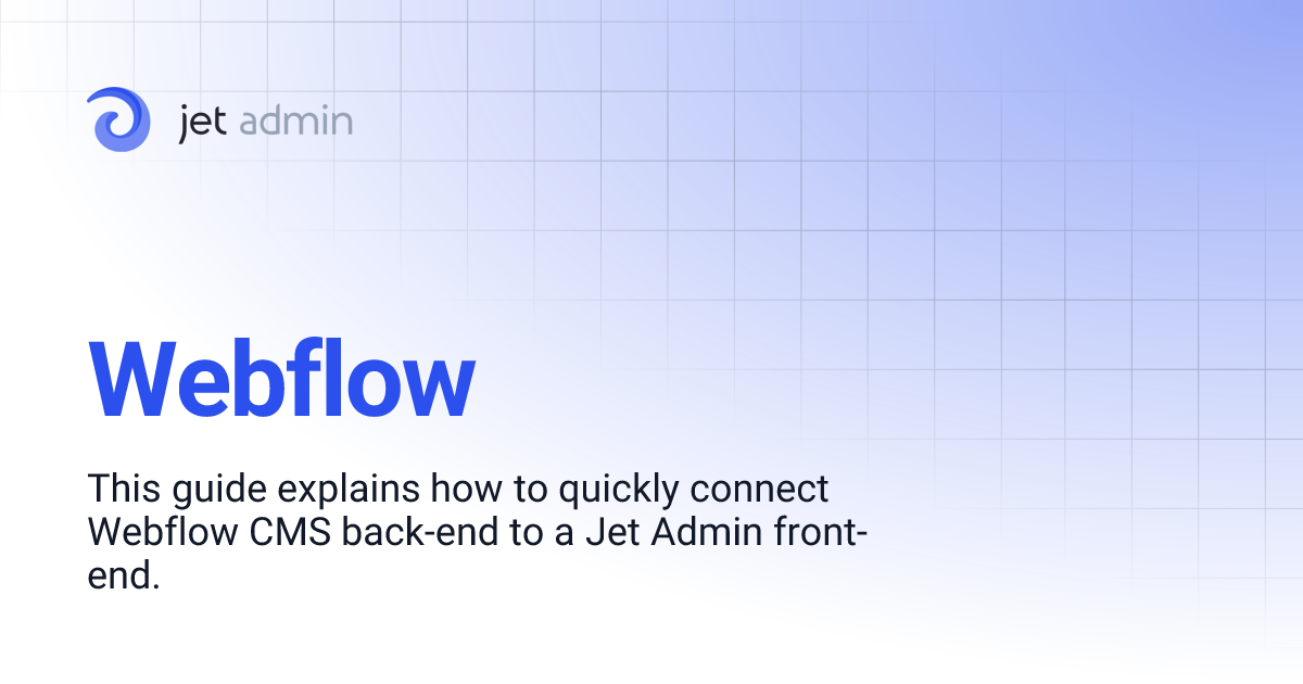 Webflow | User Guide