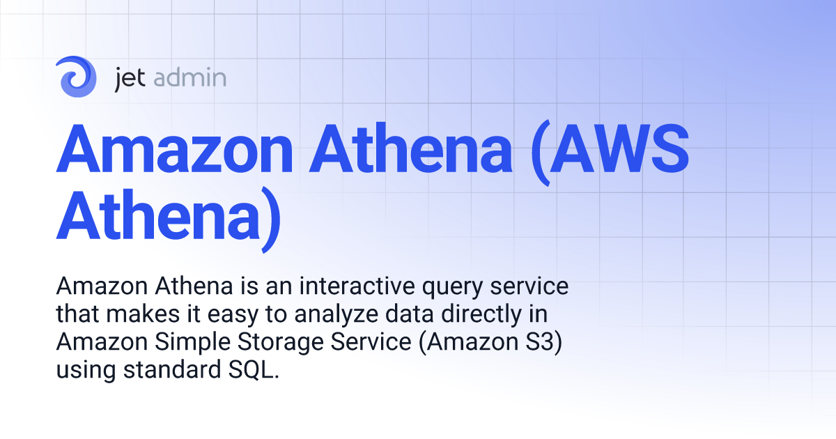 Amazon Athena (AWS Athena) | User Guide