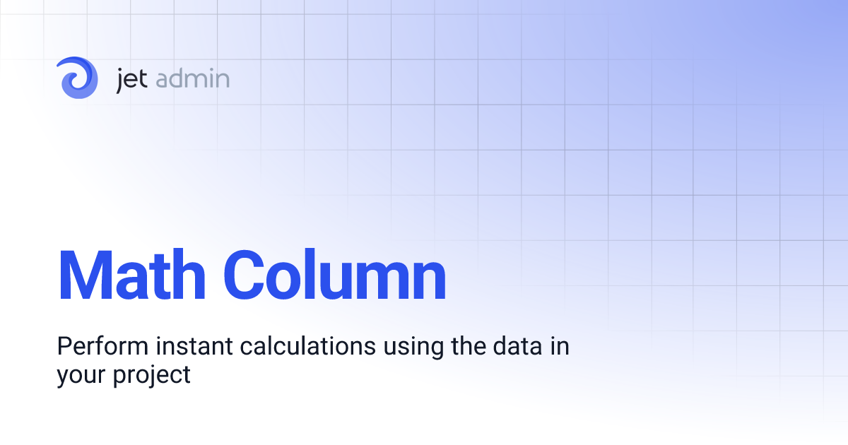Math Column | User Guide